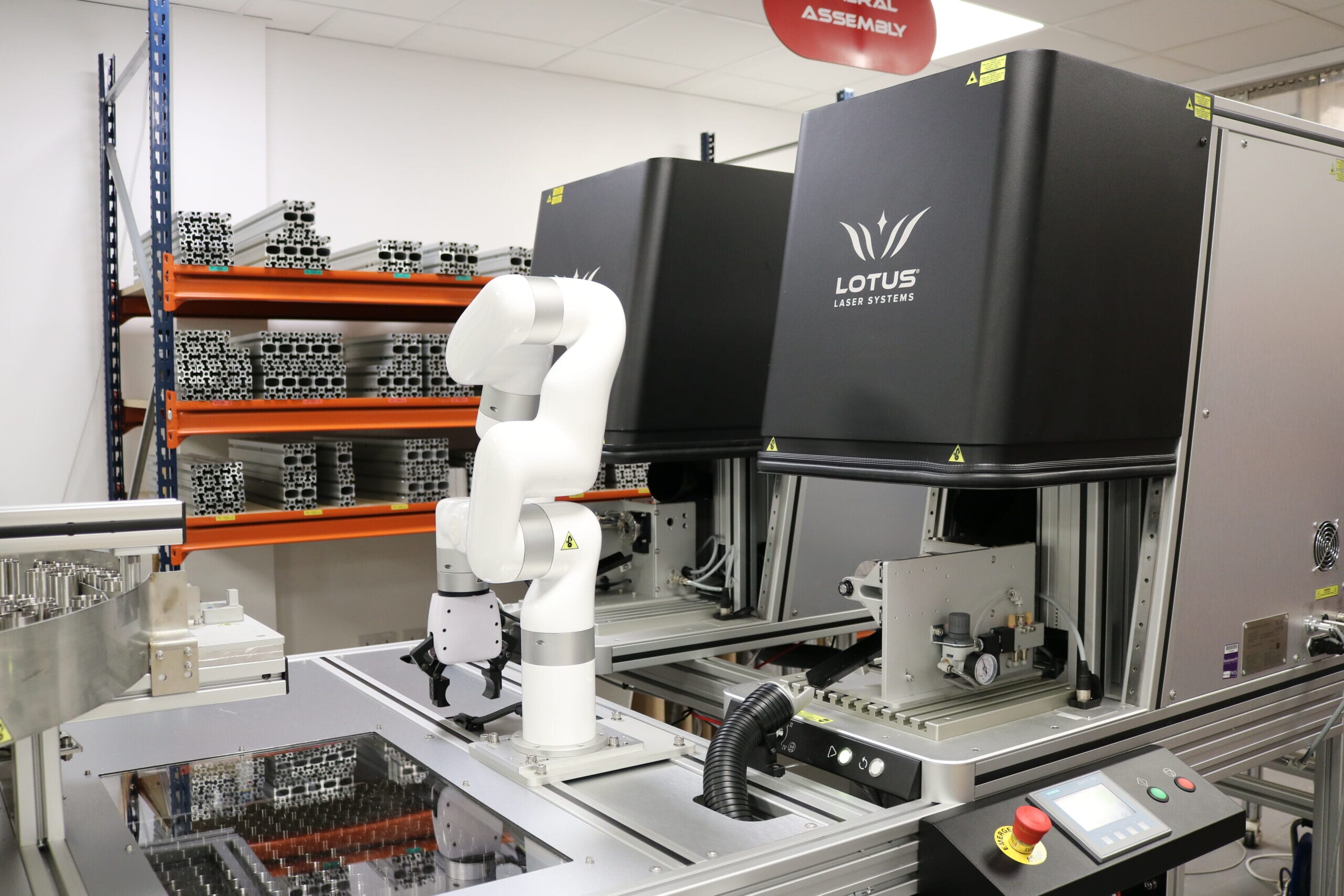 Lotus Laser Showcases Cutting-Edge Automated Cobot System • Lotus Laser Systems